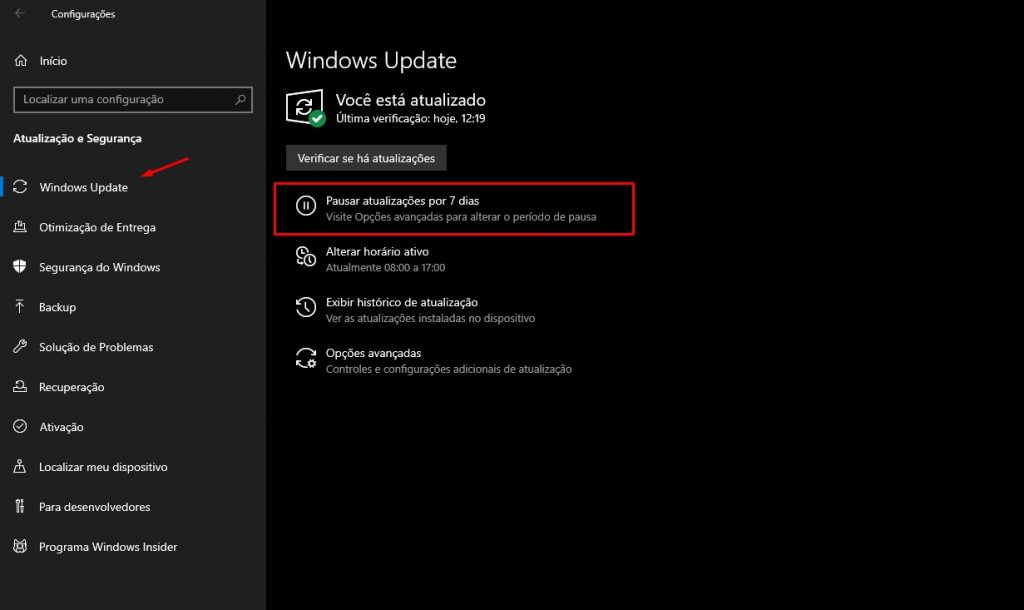 Bloquear Ou Deixar Ativado Windows Update? – BPV Oficial